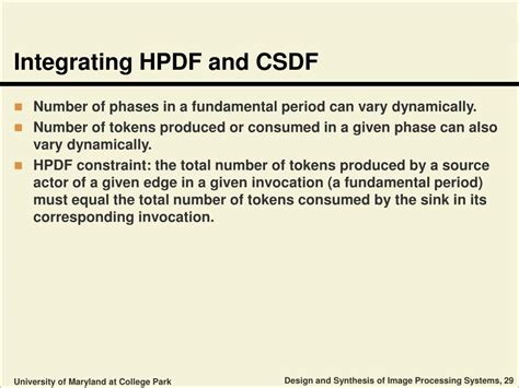 Ppt Design And Synthesis Of Image Processing Systems Using Reconfigurable Dataflow Graphs