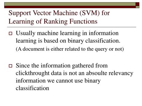 Ppt Optimizing Search Engines Using Clickthrough Data Powerpoint