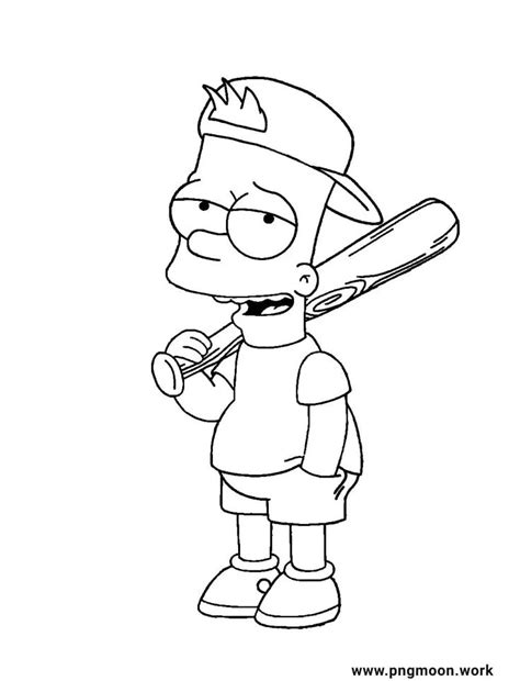 How To Draw Bart Simpson Step By Easy Cartoon Drawings Simpsons