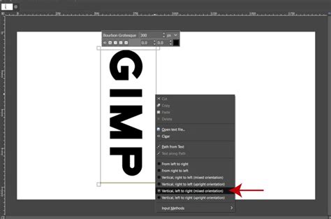 How To Create Vertical Text In GIMP Help Article Davies Media Design