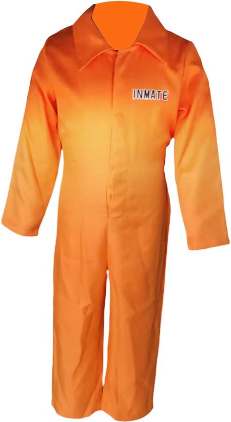 Gupgi Prisoner Costume Jail Inmate Costume Men Convict