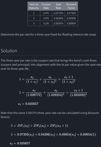 7 7 Printing And Valuations Of Interest Rates And Swaps Flashcards Quizlet