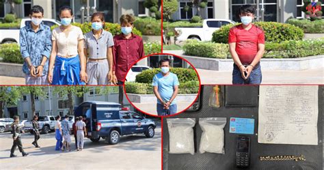 អាវុធហត្ថភ្នំពេញ ឃាត់ខ្លួនសង្ស័យប្រុសស្រី៦នាក់ បញ្ជូនទៅតុលាការជាបន្តបន្ទាប់