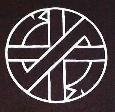 Crass Logo Big Back Patch Anarcho Punk Etsy