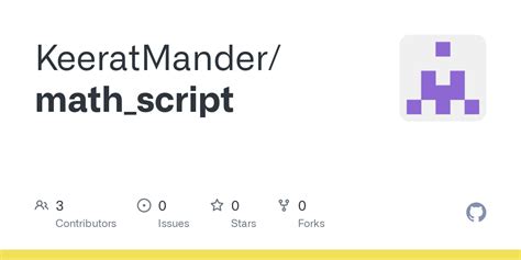 Github Keeratmander Math Script