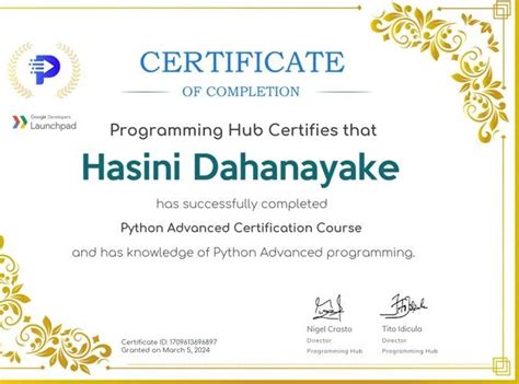 Hasini Dahanayake On Linkedin Python Programming Advancedskills