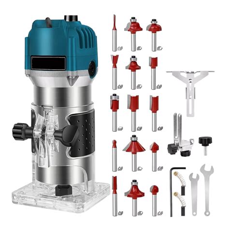 Router Eo Safe Imports Esi7145 De 800 W Con Accesorios