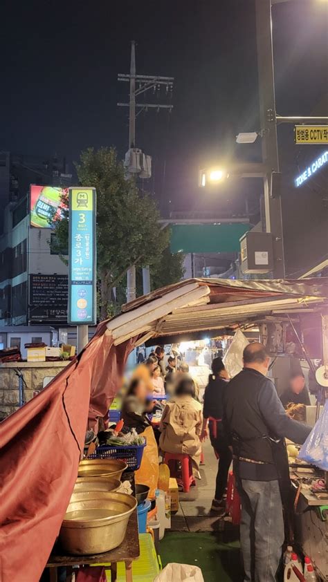 서울 익선동 포차거리 종로3가역 맛 좋고 사장님 좋으신 3번출구 포장마차 추천 네이버 블로그