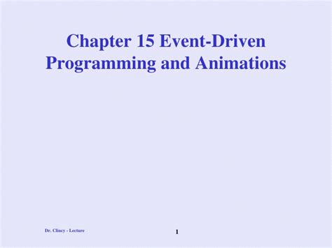 Ppt Chapter Event Driven Programming And Animations Powerpoint
