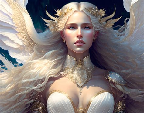 Premium Photo Lady In White