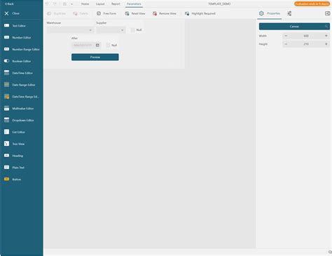 Enhancements To Report Params Activereportsjs Developer Mescius Forums