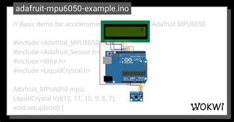 mpu with lcd by nasir wokwi esp32 stm32 arduino simulator