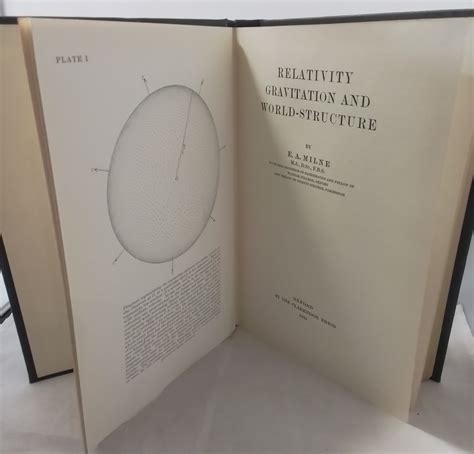 Relativity Gravitation And World Structure The International Series Of Monographs On Physics