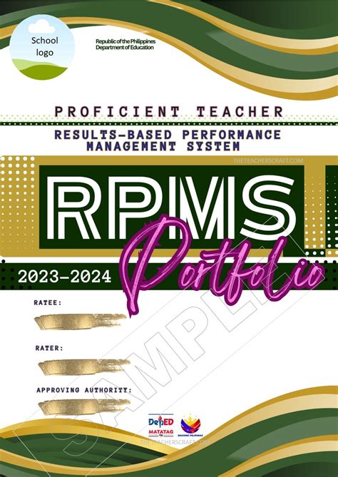 Ipcrf Rpms Template 2023 2024 The Teachers Craft
