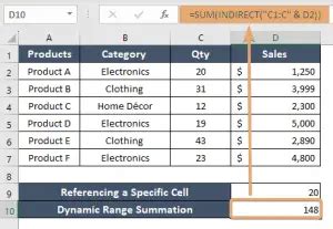How To Use INDIRECT Function In Excel Examples