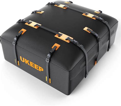 کیسه حامل محموله پشت بام اتومبیل Ukeep ، 21 فوت مکعب 100 ٪ ضد آب سنگین