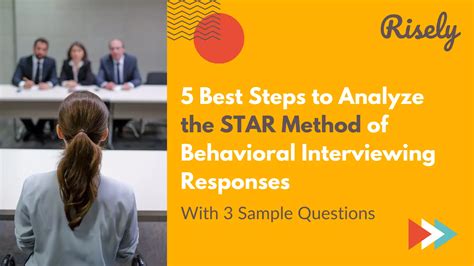 The Best 5 Steps To Analyze Star Method Of Behavioral Interviewing
