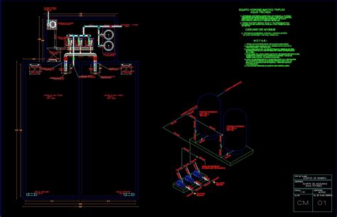 Pumping Equipment Dwg Block For Autocad • Designs Cad