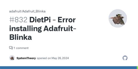 Dietpi Error Installing Adafruit Blinka · Issue 832 · Adafruitadafruitblinka · Github