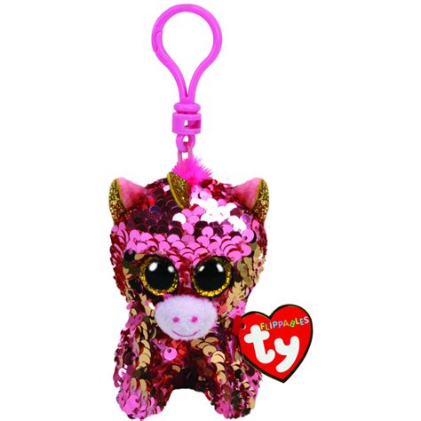 Beanie Boos Flippables Clip Sunset Pink Unicorn Toy Brands A K Caseys Toys