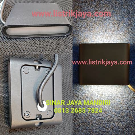 Lampu Dinding Led Segi Arah X W Sinar Jaya Mandiri