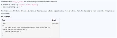 Solved Write A Function Arraytostring That Accepts Two