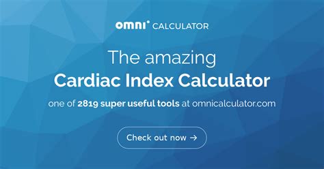 Cardiac Index Calculator