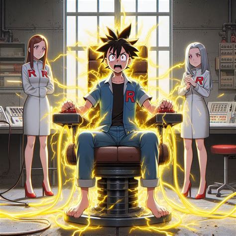 Ash Being Electro Tortured Ai By Tjcyber47 On Deviantart