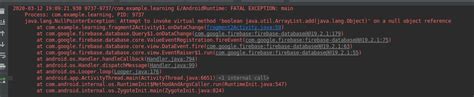Android Datasnapshotgetvalue Returns Null Eventhough Data Exits In