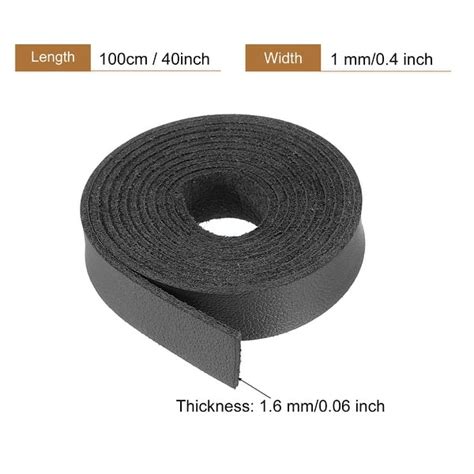 Leather Straps Strip Belt Leather Strips String 1cm Width 100cm Length