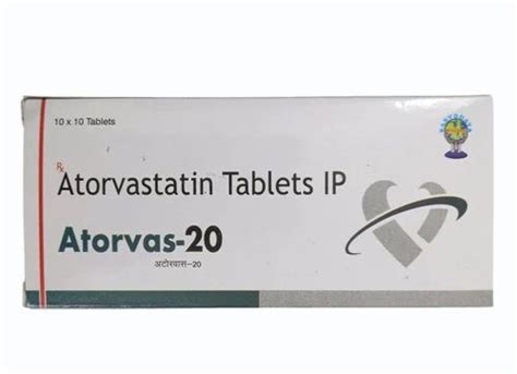 Atorvas 20mg Tablet At Rs 75 Stripe Jaripatka Nagpur Id