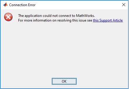 Matlab Connection Error Warning Stack Overflow