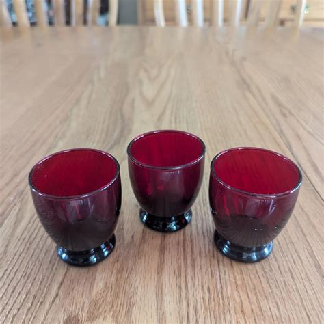 Anchor Hocking Ruby Etsy