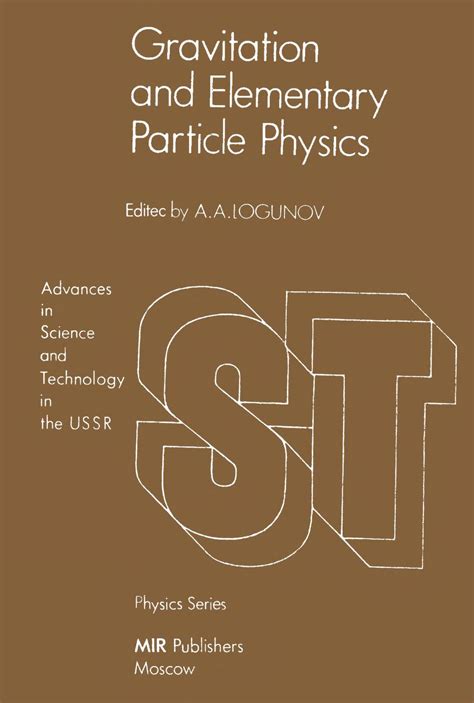 Gravitation And Elementary Particle Physics Advances In Science And