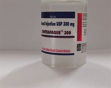Omnipaque Tm Iohexol 300 Mg 100 Ml Contrast Agent At ₹ 1200 Vial In Nagpur