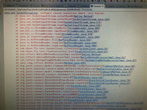 Socket客户端报错 Software Caused Connection Abort Recv Failedjava Csdn问答