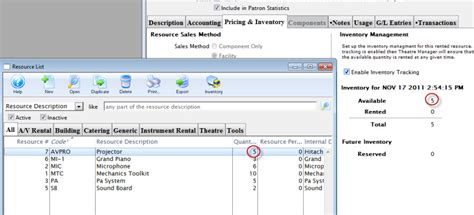 Enabling Inventory Tracking Arts Management Systems