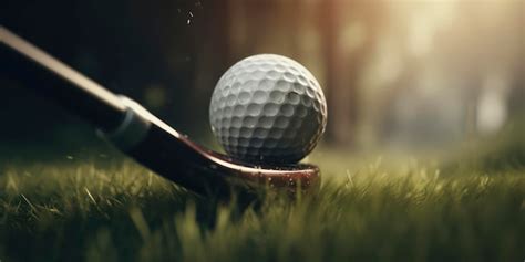 Premium Ai Image Golf Club And Golf Ball Ai Generated