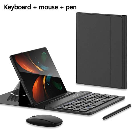 Wireless Keyboard For Samsung Galaxy Z Fold 7 Fold 6 Fold 5 Fold 4 Fold 3 Folding Flip Stand