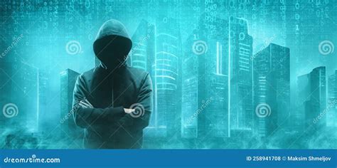 Wanted Hacker Is Coding Virus Ransomware Using Abstract Binary Code