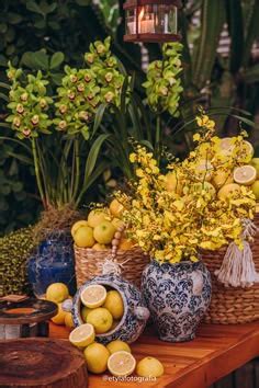 Decoração De Casamento 38 Ideias De Mesa Limão Siciliano Para Salvar
