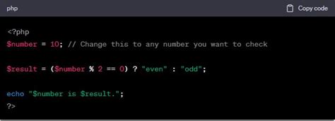 How To Find Even Or Odd Numbers Using Ternary Operator In Php Pankaj Singh