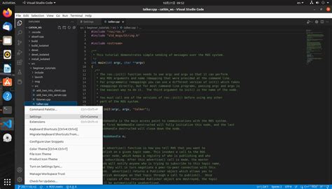 Ubuntu下配置基于 Ros 的 Vscode 开发环境（附代码格式化插件 Clang Format 的配置）vscode代码格式化