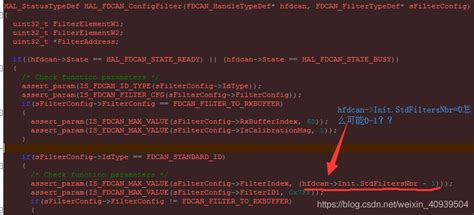 stm32h7 fdcan id过滤问题 specifies the filter which will be initialized csdn博客