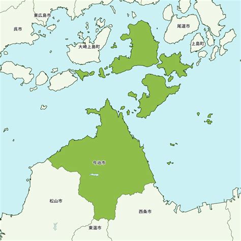 愛媛県今治市の地図 Map It マップイット