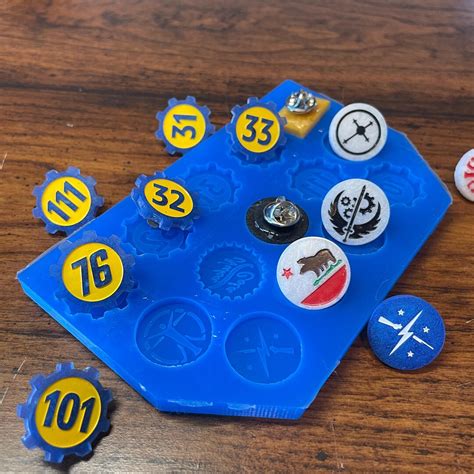 Silicone Mold Fallout Pin Token Mold Handmade Epoxy Resin Etsy