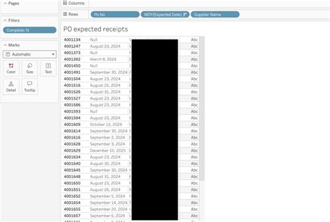 Why Are Column Headers Not Showing On My Table