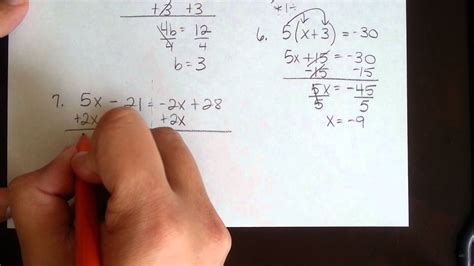 Algebra 1 Equations And Inequalities