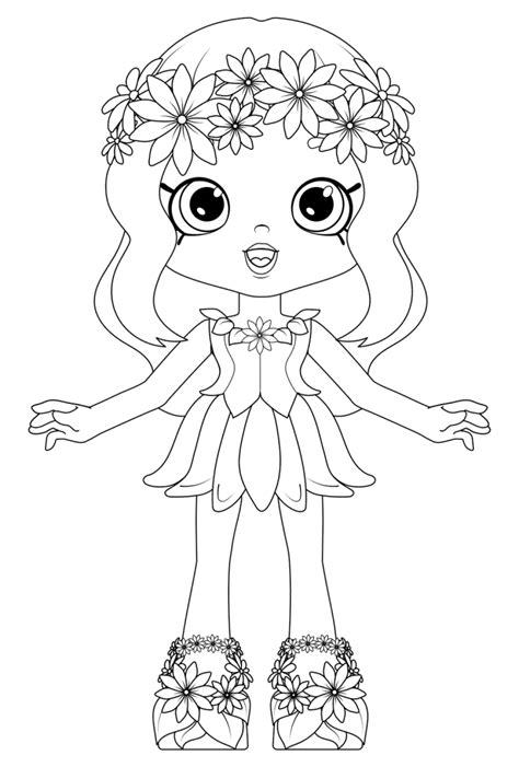 Shopkins Doll Coloring Pages 2025