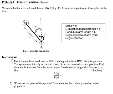 Solved Problem 3 Transfer Function 10 Points We Modelled